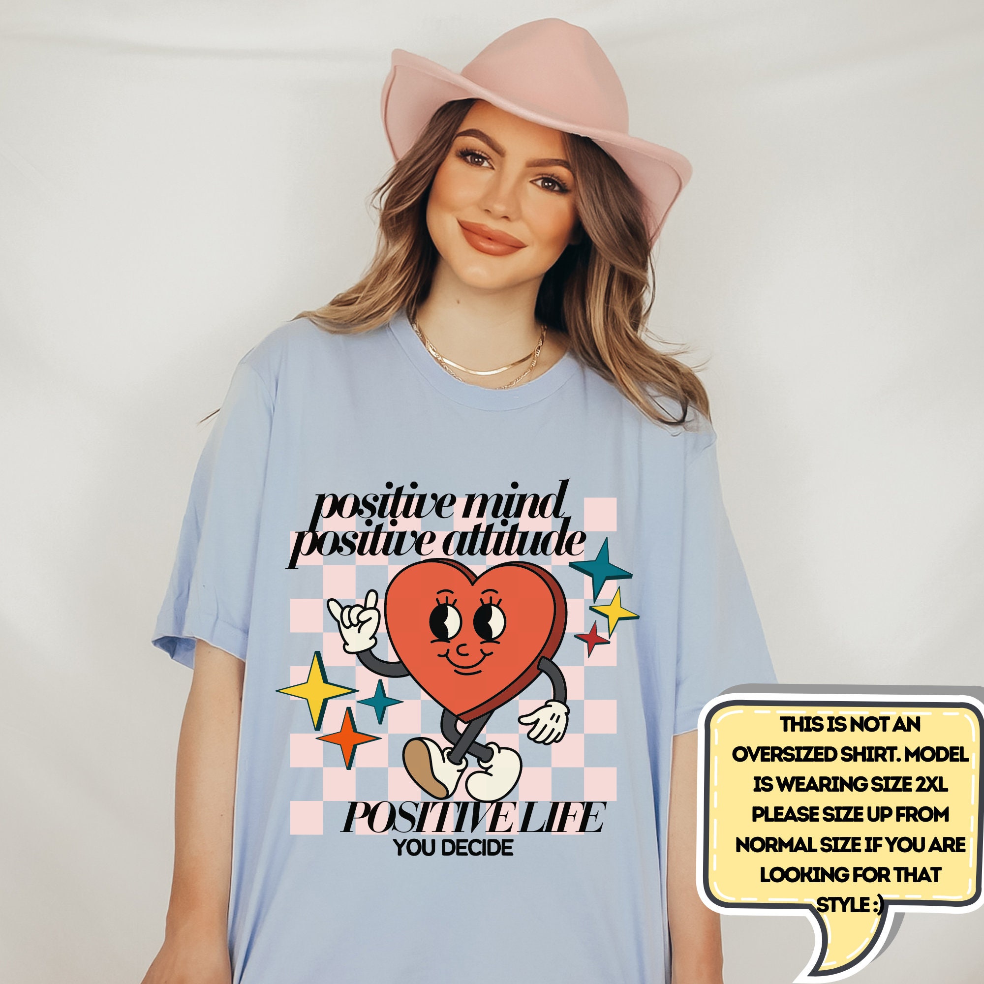 Positive Attitude T-shirt for Women Stay Positive Shirt You - Etsy