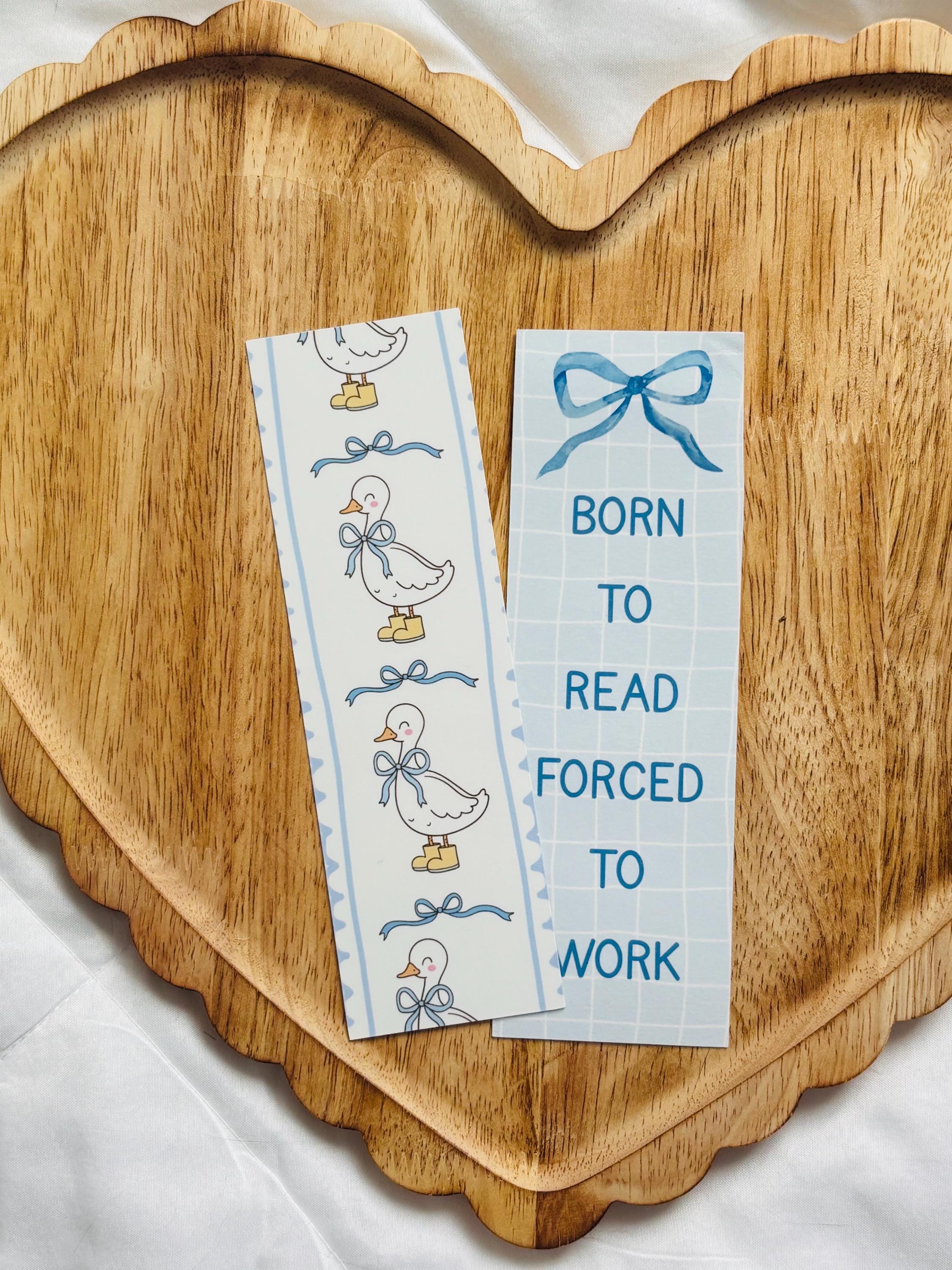 Handmade Laminated Bookmark: Funny Goose Design - Etsy