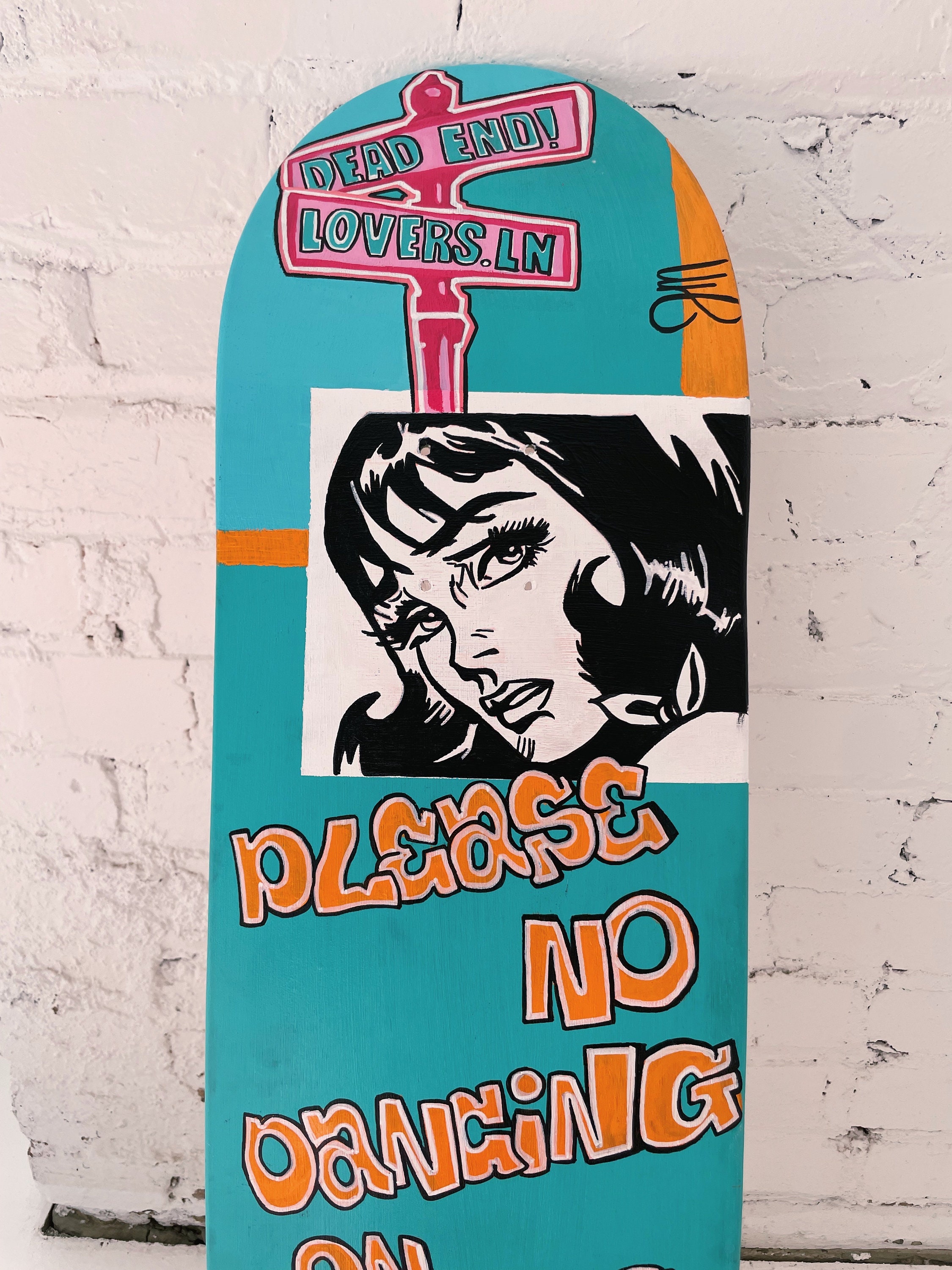 Pop Art Skateboard Wall Decor - Etsy