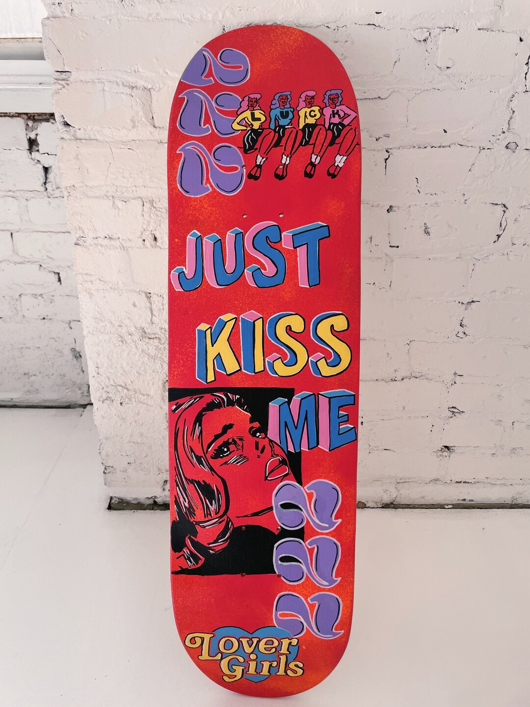 Pop Art Skateboard Wall Decor - Etsy