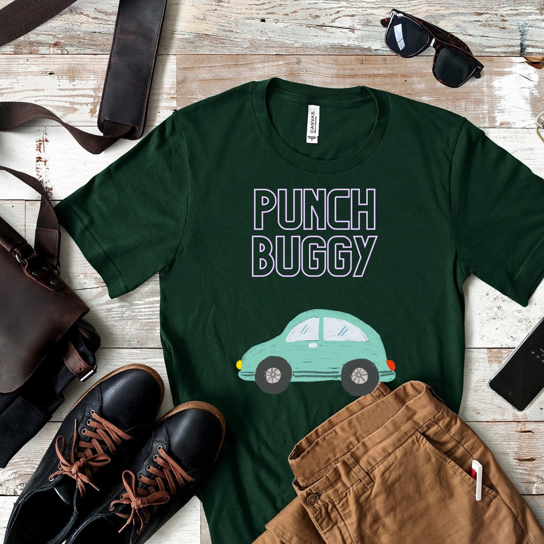 Punch Buggy Tshirt, Vintage Beach Buggy Shirts, 70's Baja Bug Car Shirt ...