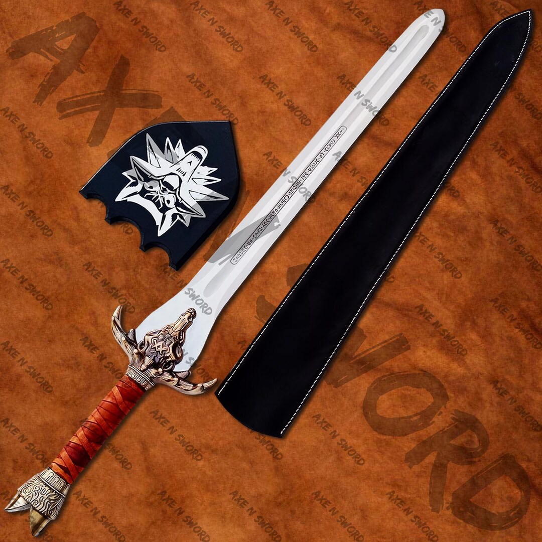 Conan the Barbarian Father Sword Replica With Stand & Sheath From Conan ...
