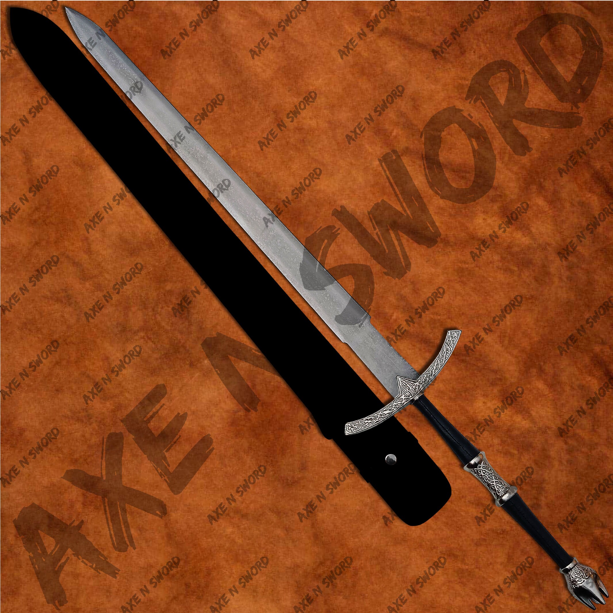 Full Scale Forged Witch King Sword of Angamr From Lord of the Rings ...