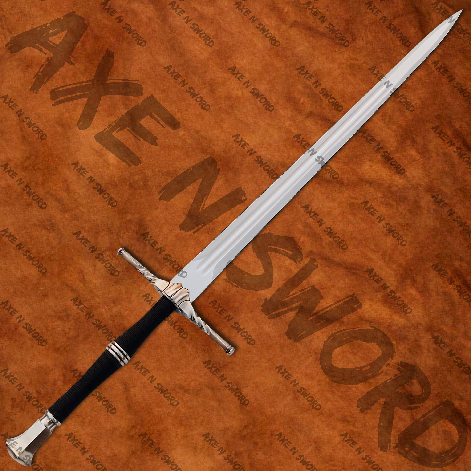 Full Scale Geralt Rivia Sword With Plaque and Sheath From the Witcher ...