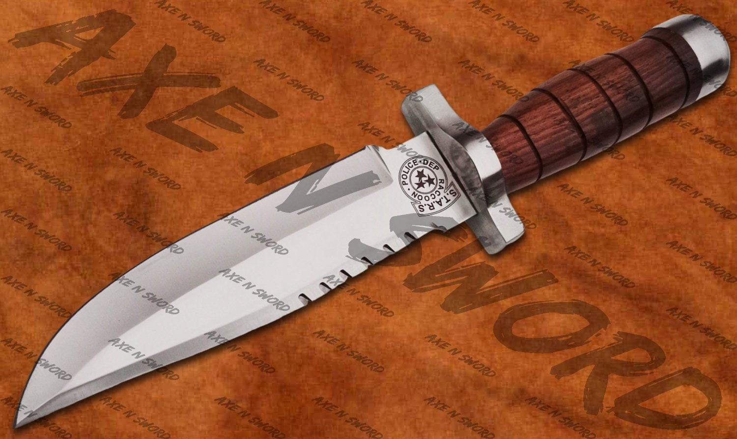 Resident Evil Knife 440C Full Tang Bowie Knife With Sheath the Resident ...