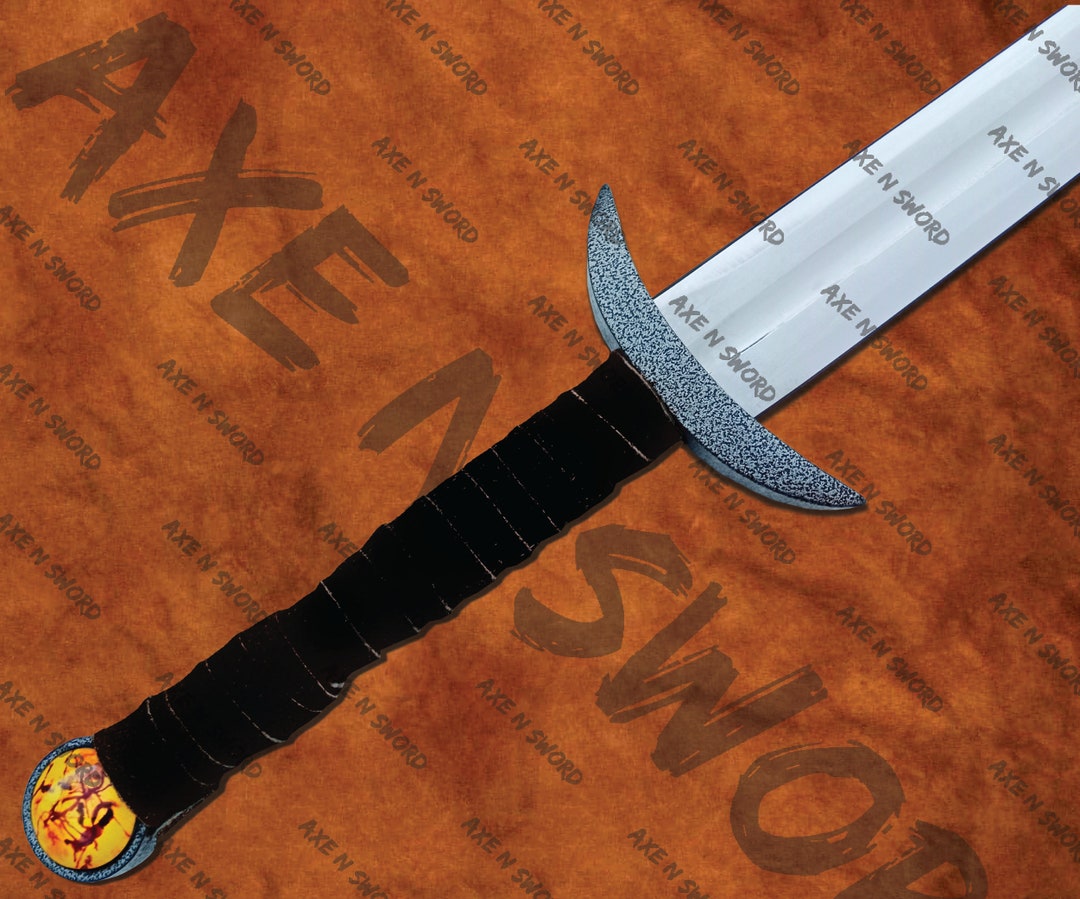 Full Tang Carbon Steel Uhtred Sword Serpent Breath Sword - Etsy