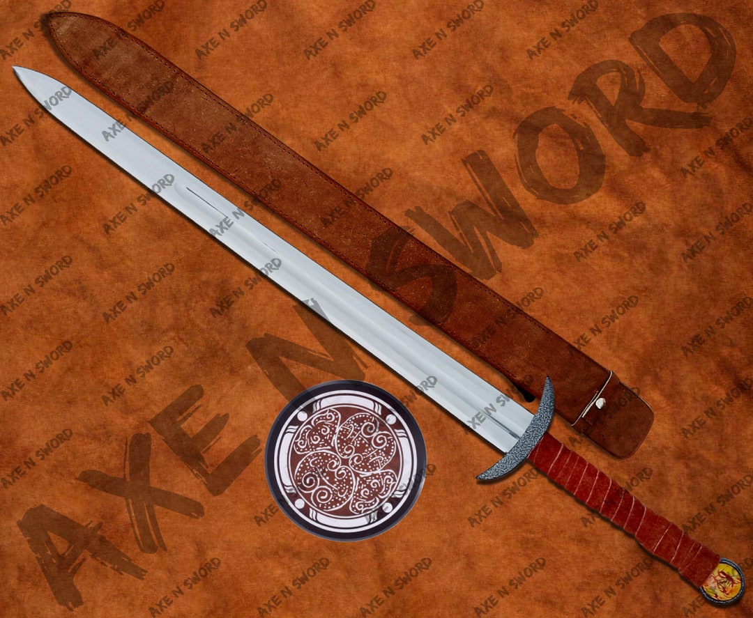 Full Forged Carbon Steel Uhtred Sword Serpent Breath Sword - Etsy