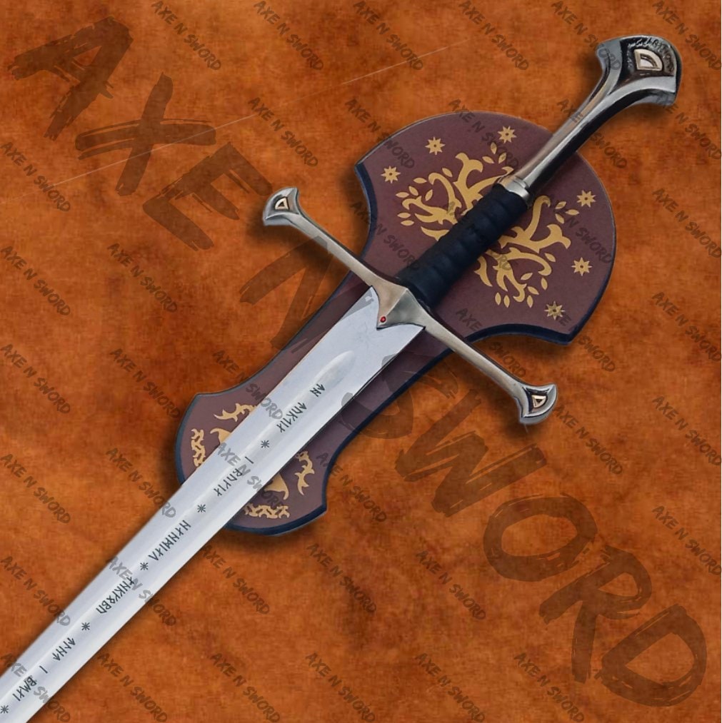 Full Scale Forged Anduril Sword of Aragorn Sword Narsil Sword - Etsy