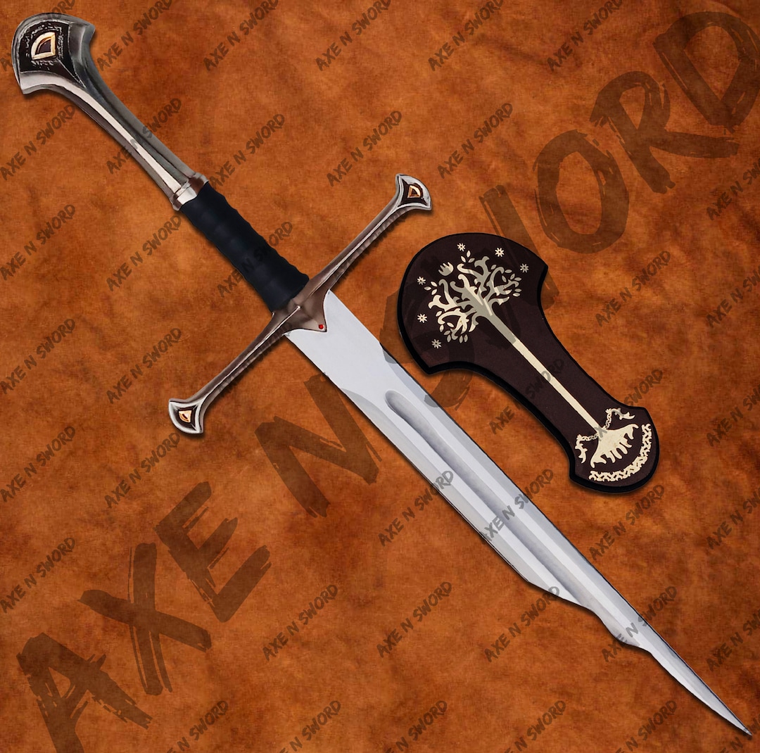 Full Forged Broken Narsil Anduril Sword of Aragorn Narsil - Etsy