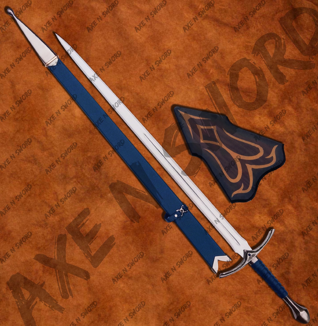 Gandalf's Glamdring Sword With Stand & Sheath From Lord of the Rings ...