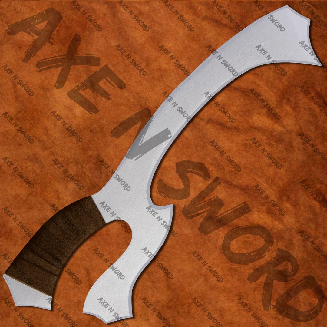 Polish Mak Leth Gift Knife With Leather Wrapping Fantasy Knife Trek ...