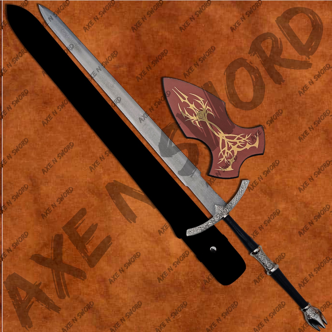 Full Scale Forged Witch King Sword of Angamr From Lord of the Rings ...
