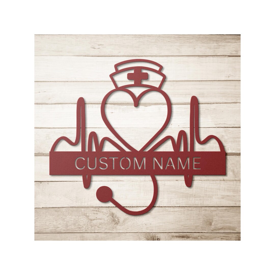 Personalized Nurse Sign for RN, Nurse Gift, Med Student Gift, CNA Gift ...