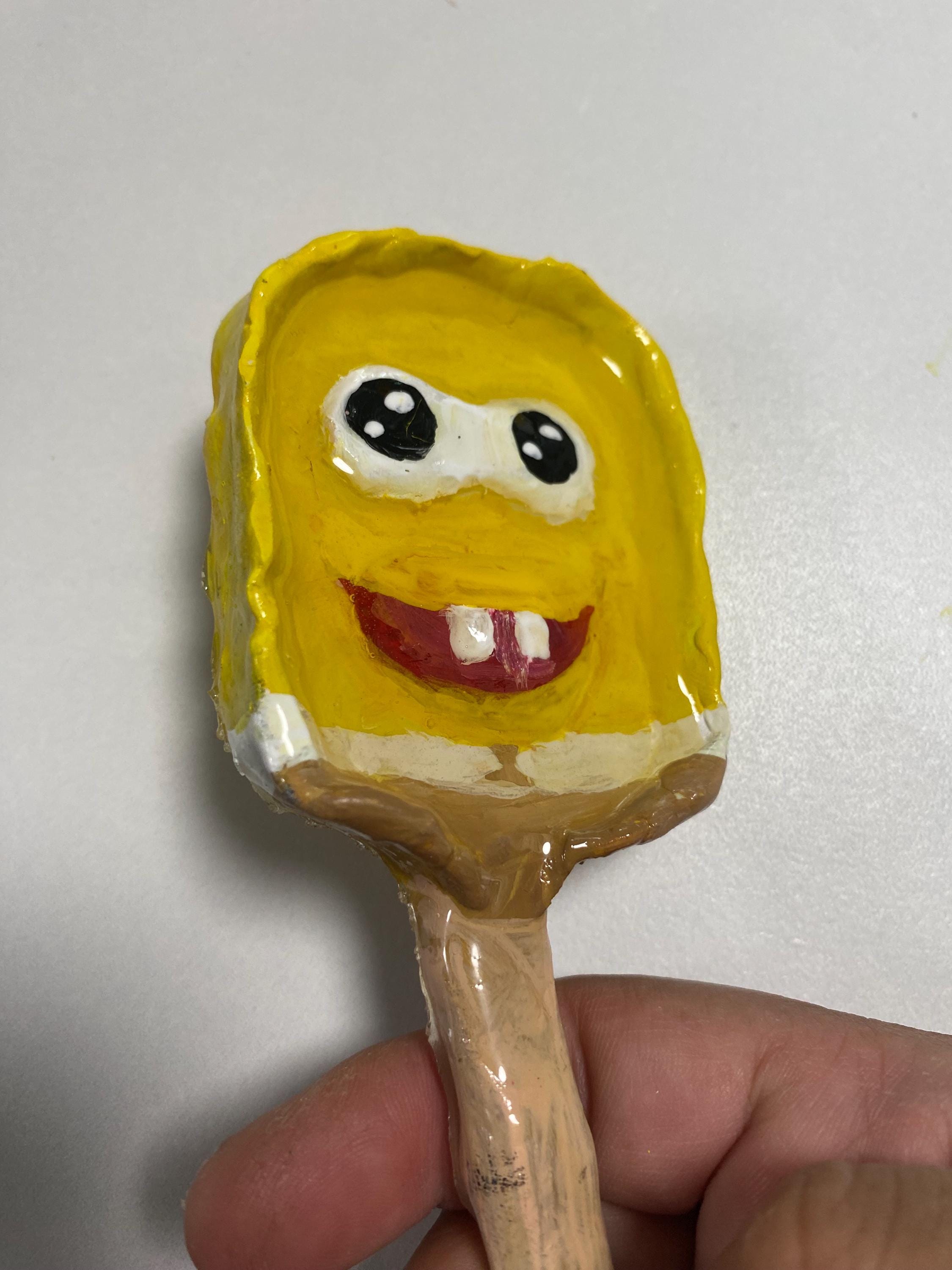 Handmade Clay Spongebob Popsicle Trinket Tray Funny Cute - Etsy