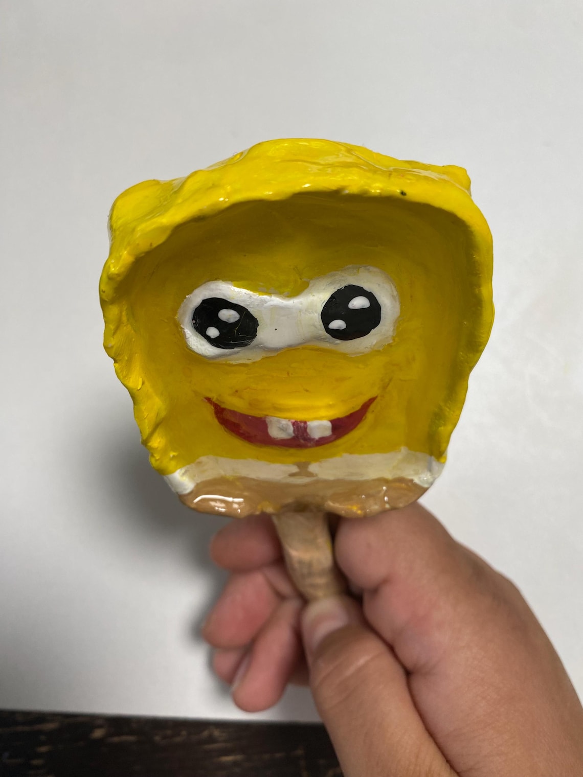 Handmade Clay Spongebob Popsicle Trinket Tray Funny Cute - Etsy
