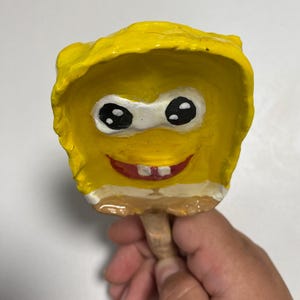 Handmade Clay Spongebob Popsicle Trinket Tray Funny Cute - Etsy