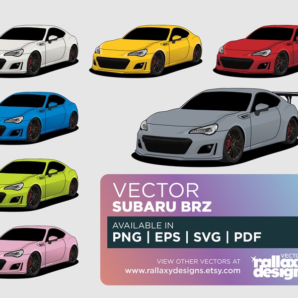 Subaru Brz Svg - Etsy