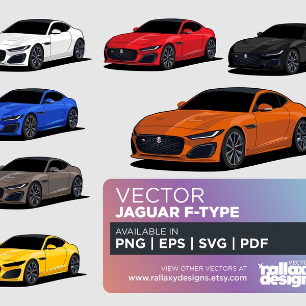 Jaguar Vector Svg - Etsy