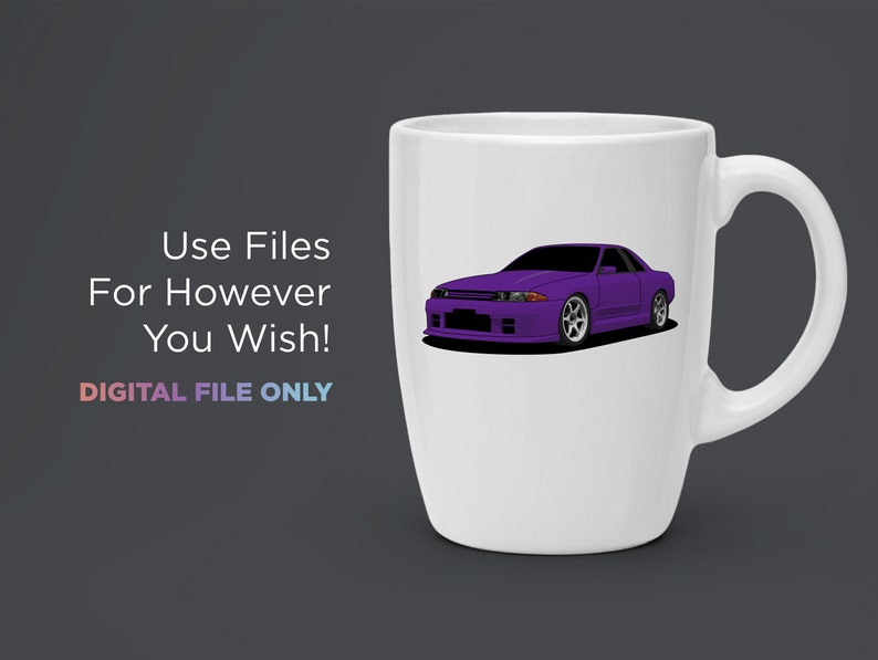 Nissan Skyline GTR R32 Car Pack Automotive, Vector Collection, Digital ...