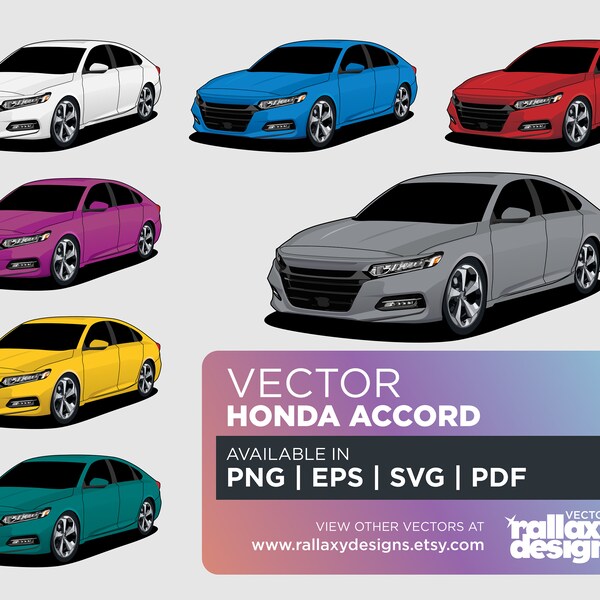 Honda Accord Svg - Etsy