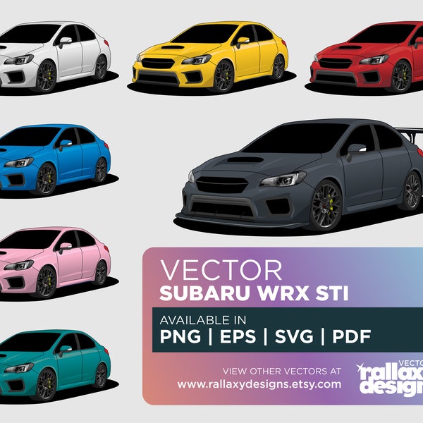 Svg for Subaru Wrx - Etsy