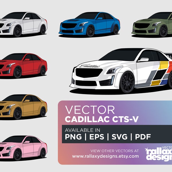 Cadillac Svg - Etsy