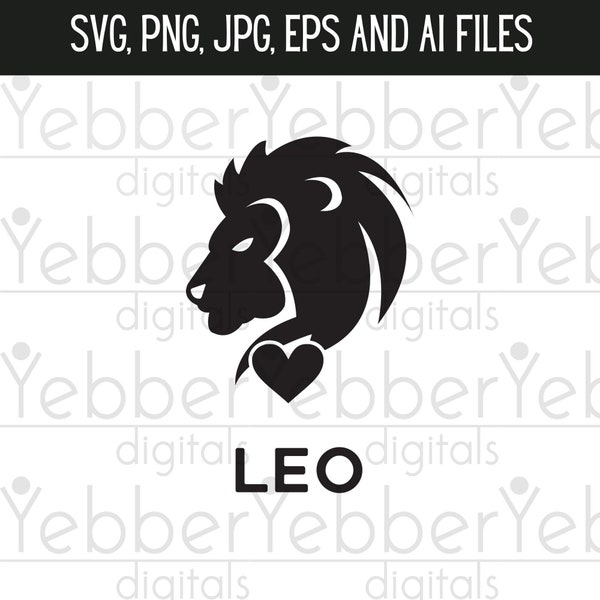 Leo Zodiac - Etsy