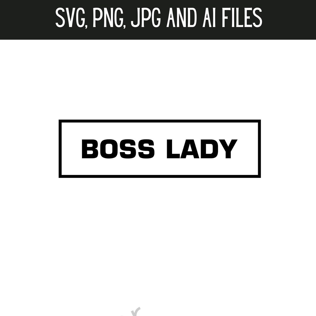 Boss Lady Design Female Leader Girl Power PNG Women - Etsy