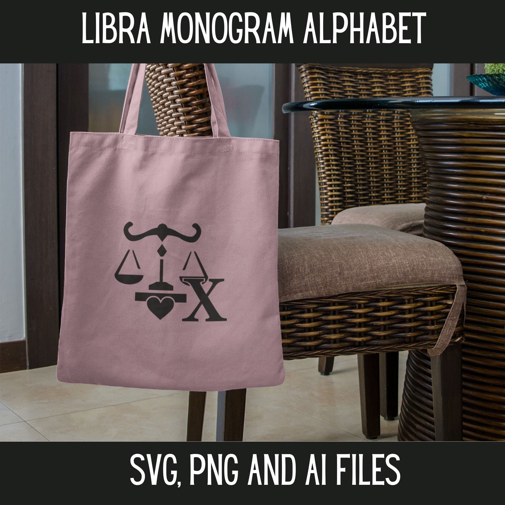 Zodiac Libra Alphabet, Monogram Personal Gift, Newborn Initials, Star ...