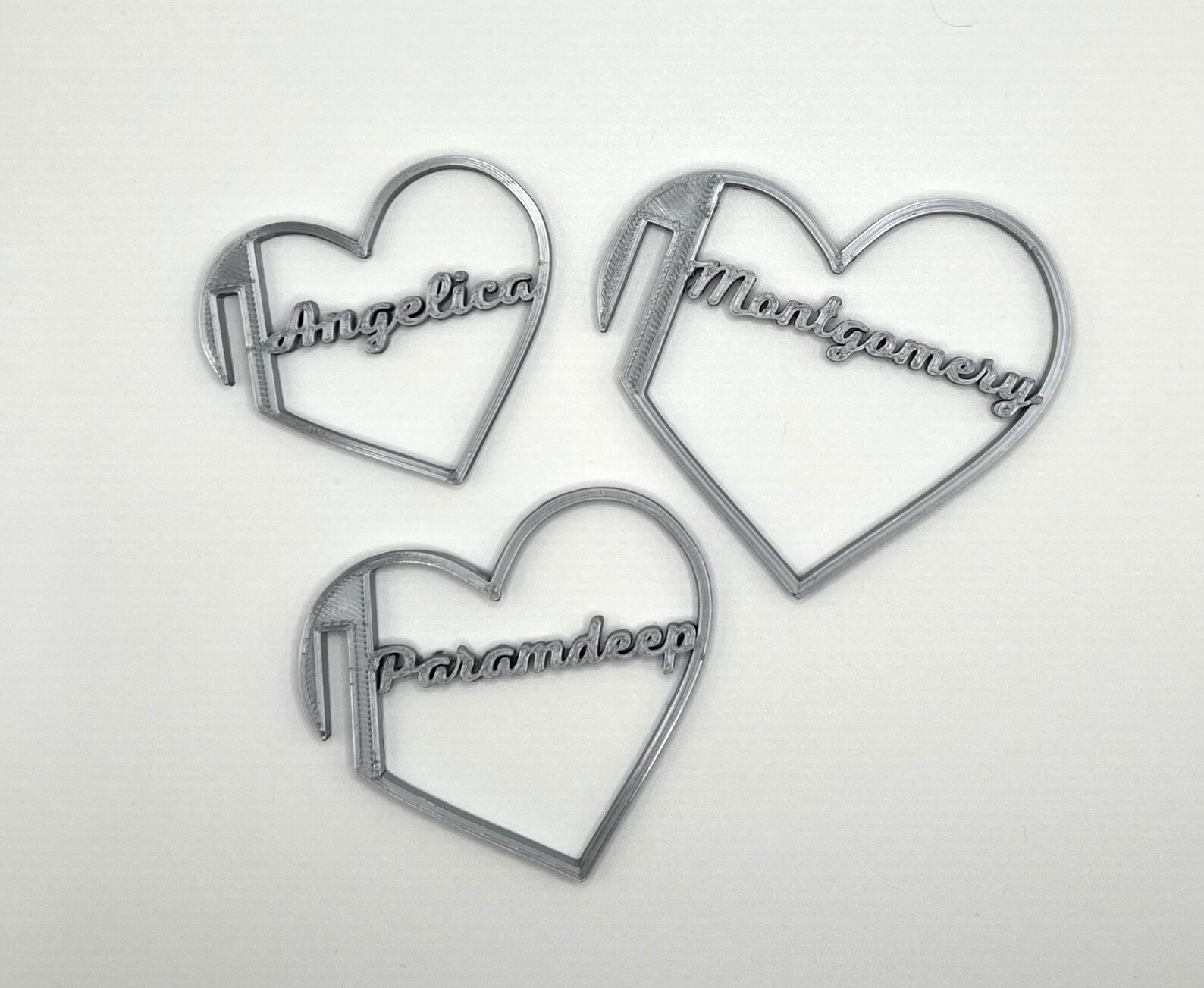 3D Printed Place Setting, Name Place Setting, 3D Printed Names, Wedding ...