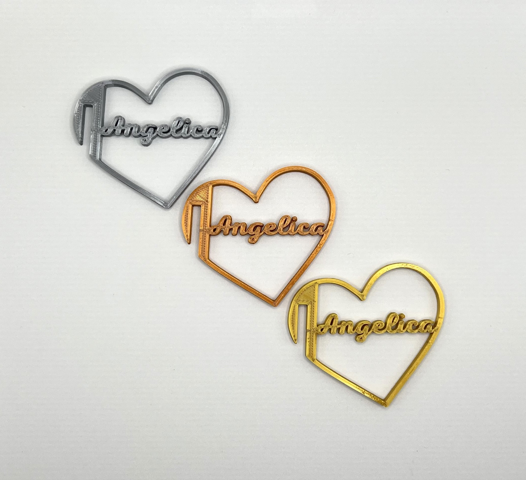 3D Printed Place Setting, Name Place Setting, 3D Printed Names, Wedding ...