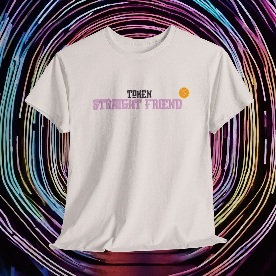 Token Straight Friend T-shirt, Pride Month Ally Shirt, Funny Pride Tee ...