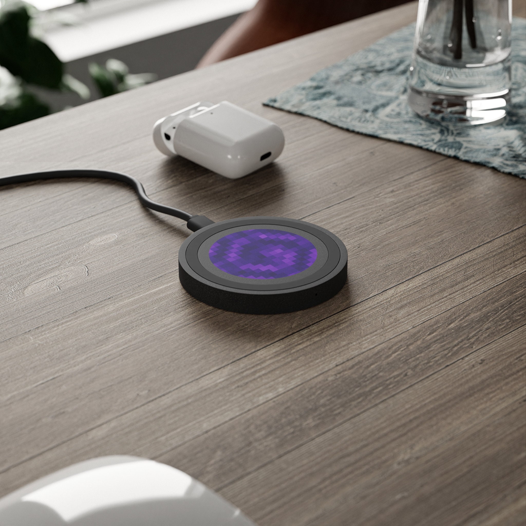 Nether Portal Wireless Charger, Minecraft-inspired Charging Pad, Gaming ...