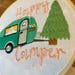Happy Camper Embroidery Pattern | Beginner Friendly Hand Embroidery ...