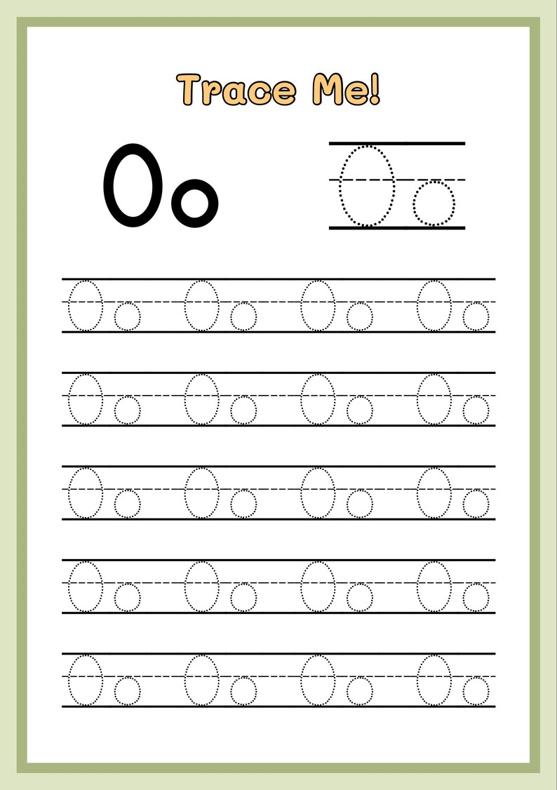 Tracing and Coloring Letters Workbooks/ Printables - Etsy