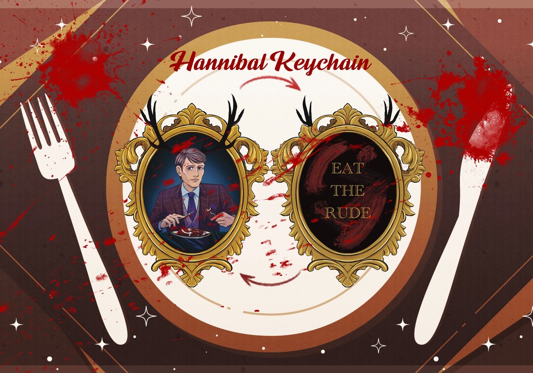 Hannibal Keychain - Etsy
