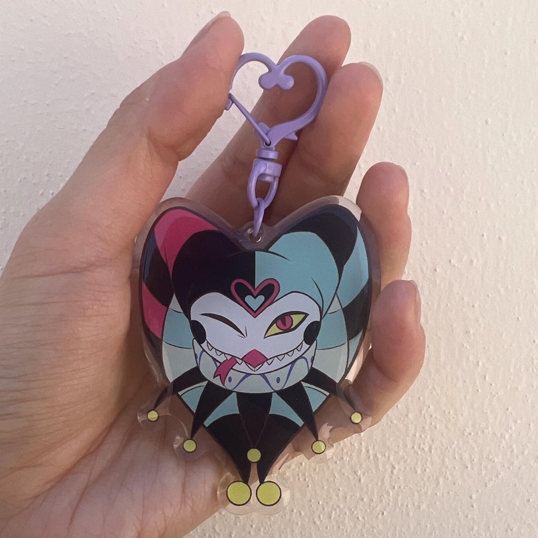PREORDER Fizzarolli / Blitzo Keychain - Helluva Boss - Etsy