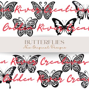Butterfly SVG Bundle, Butterflies Cut Files for Cricut and Silhouette ...