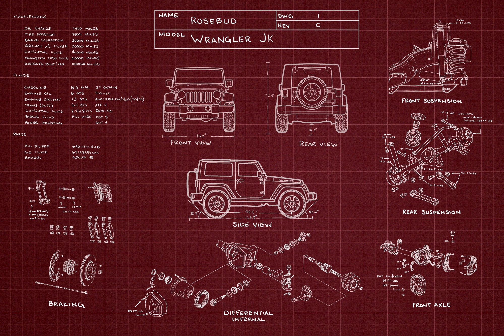 Jeep Cj Cad Drawing