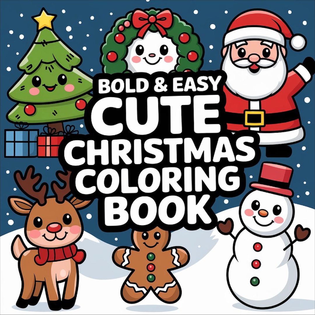 Christmas Coloring Book! 23 Funny Pictures to Color for Every Day Until ...