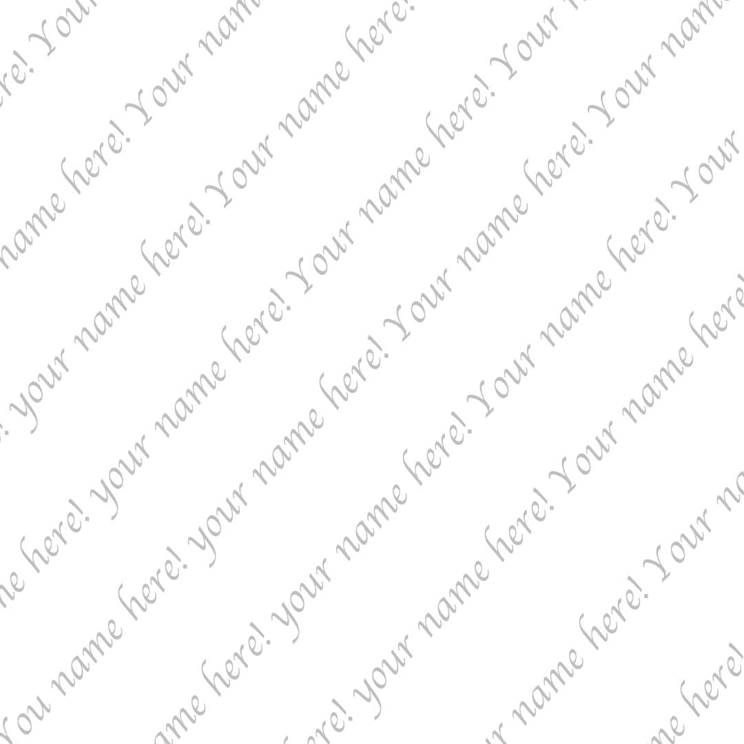 Personalized Watermark, Company Name Watermark Customized Watermark PNG ...