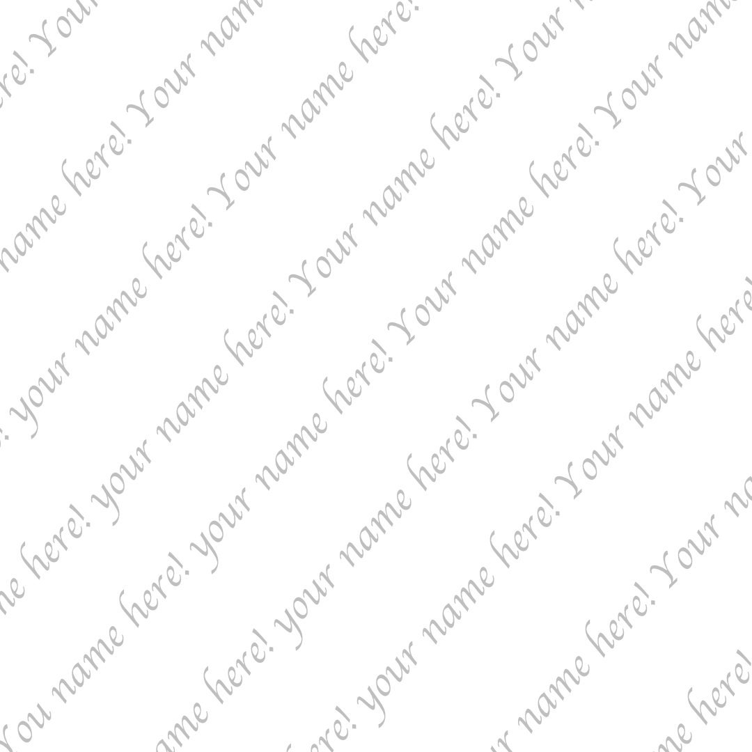 Personalized Watermark, Company Name Watermark Customized Watermark PNG ...