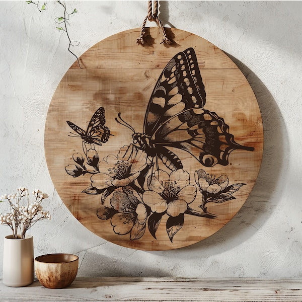 Butterfly Engraving - Etsy