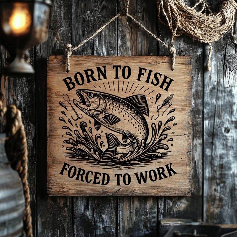 Born to Fish - Etsy