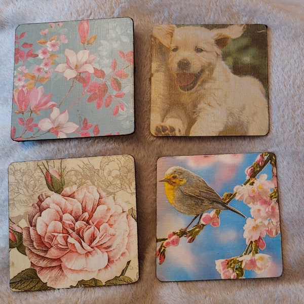 Decoupage Coasters - Etsy