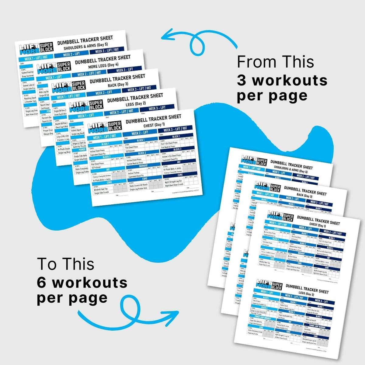 LIIFT MORE Super Block Dumbbell Trackers | Beachbody | Bodi | Digital ...