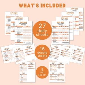 Sure Thing Dumbbell Tracker Sheets - Beachbody Workout - Etsy