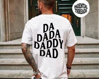 Da Dada Daddy Dad Organic Tee modern Graphic Tee for Fathers Organic ...