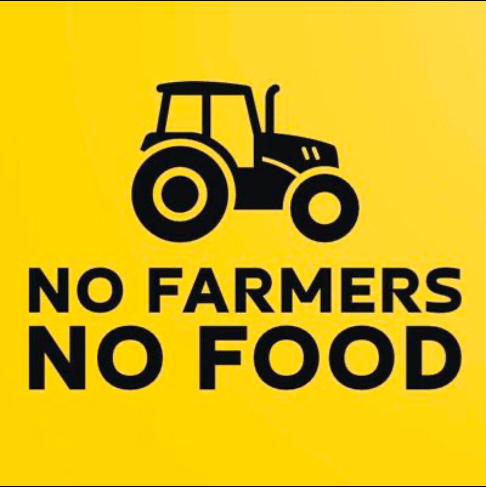 90mm External Vinyl No Farmer No Food Sticker Car Locker Tracker - Etsy