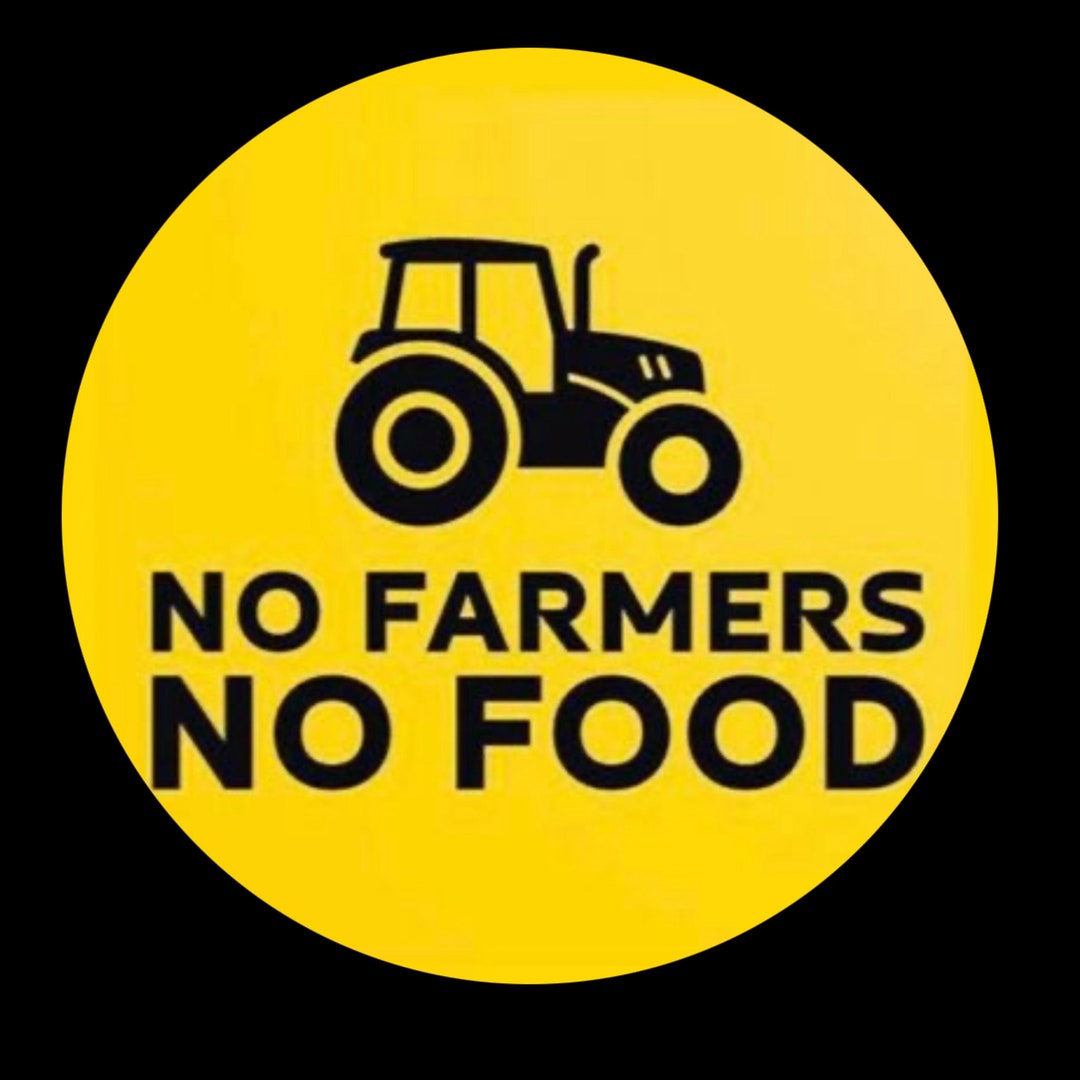 90mm Internal Vinyl No Farmer No Food Sticker Car Locker Tracker - Etsy UK